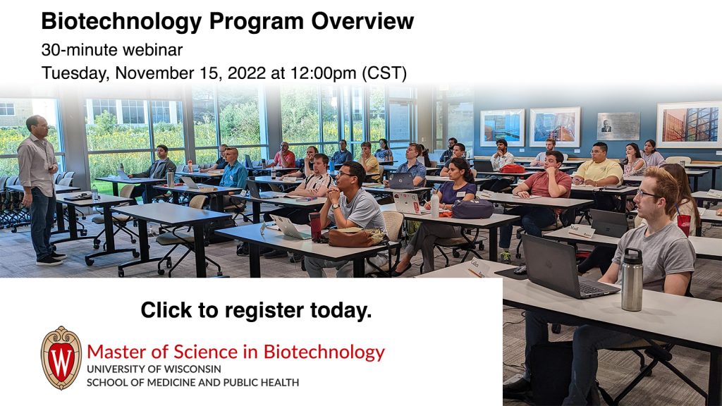 Live Webinar Program Overview with Genus plc – M.S. in Biotechnology ...